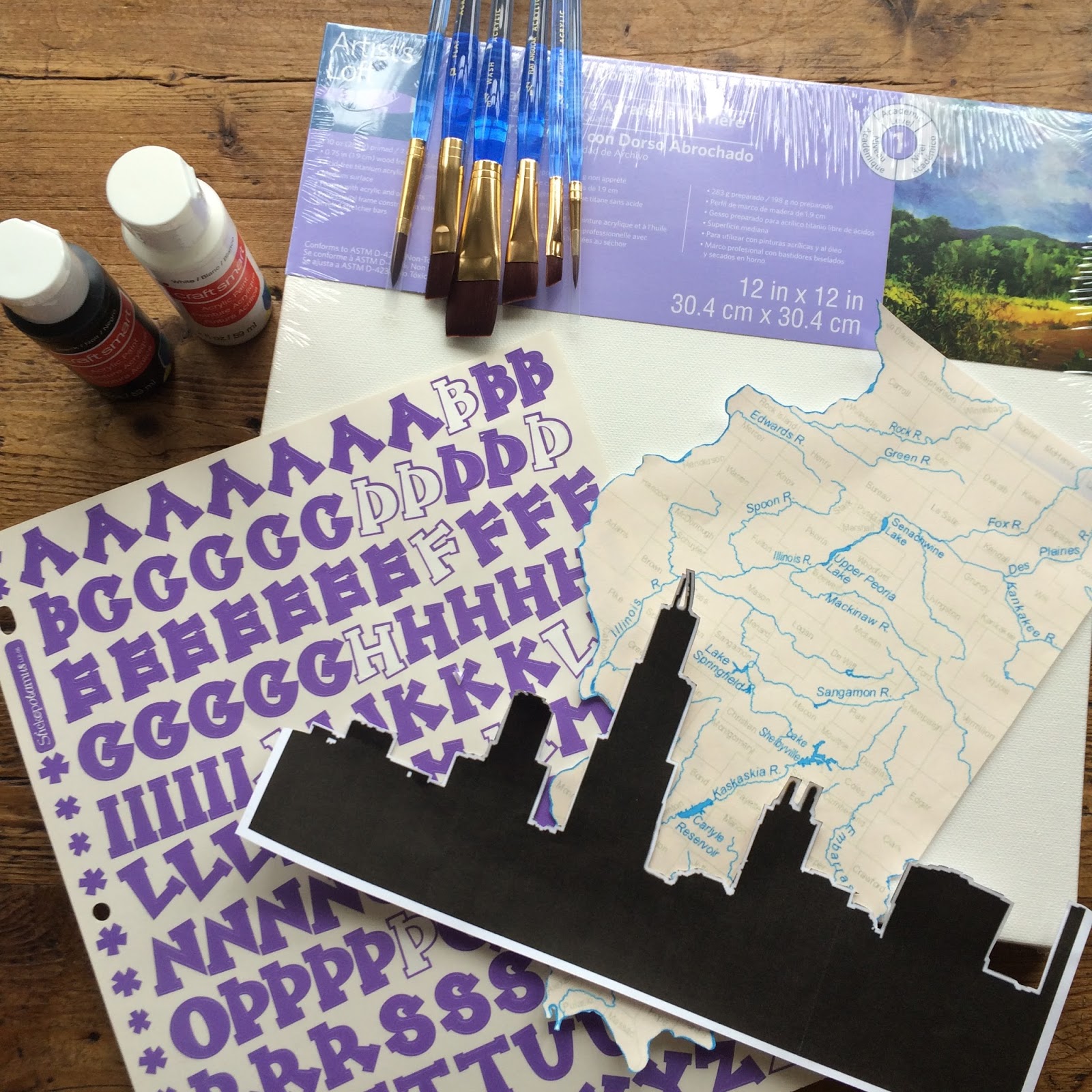 Bricks and Lilies: Skyline DIY