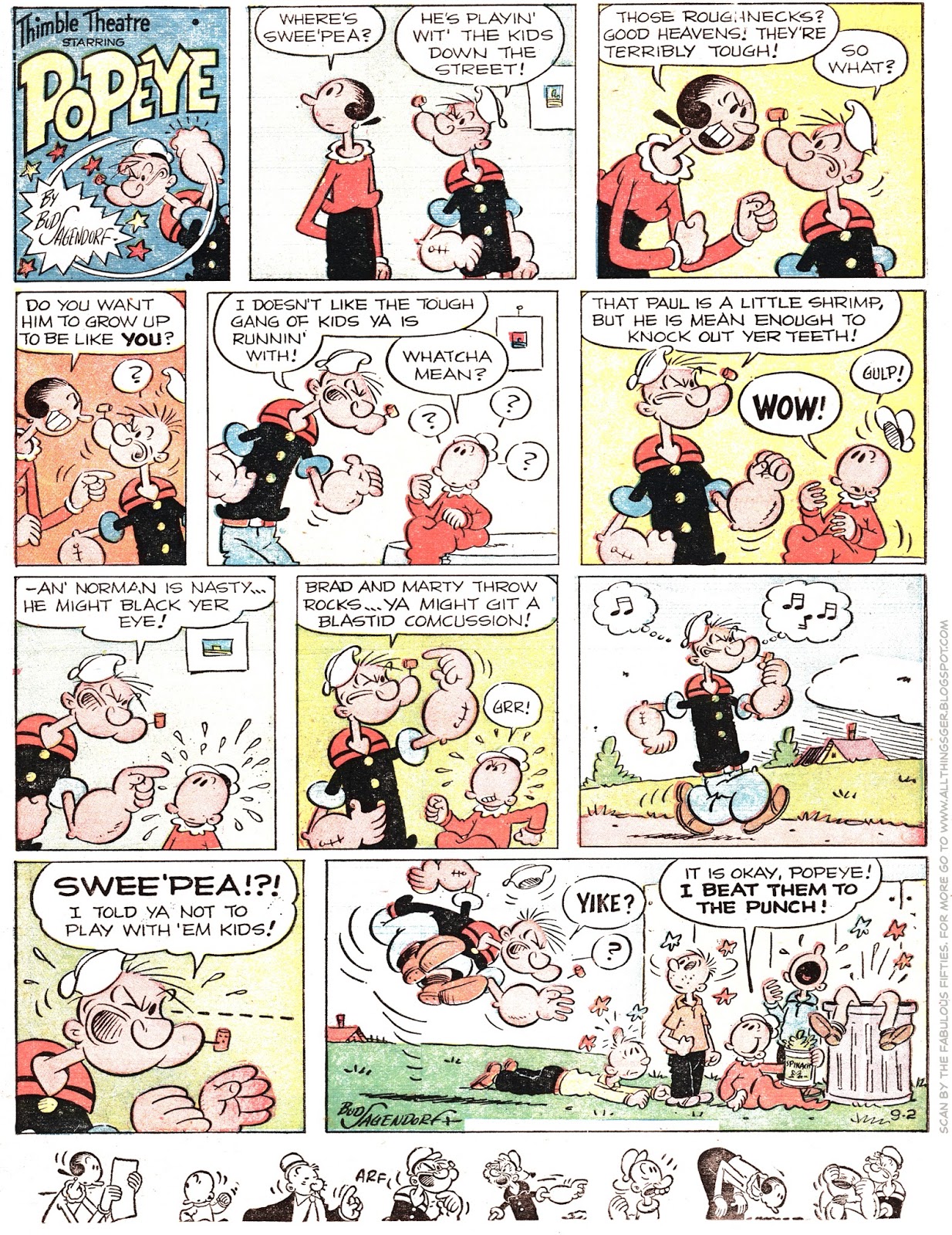The Fabuleous Fifties: Popeye The Sunday Man