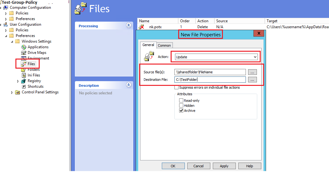 Techies Sphere: How to Copy files across all domain computers using Group Policy?