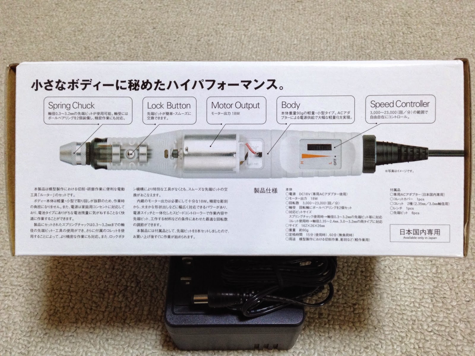 プラモ作ろうず: WAVE ハンディルーターMk.1-ACを買いました