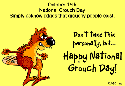 kinderbookswitheverything: 15th October National Grouch Day
