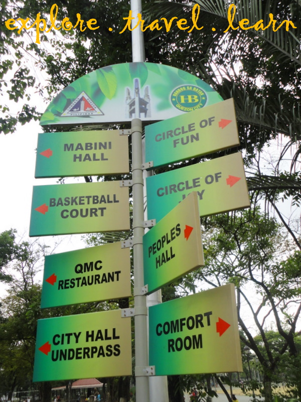 explore . travel . learn: QUEZON MEMORIAL CIRCLE @ daytime