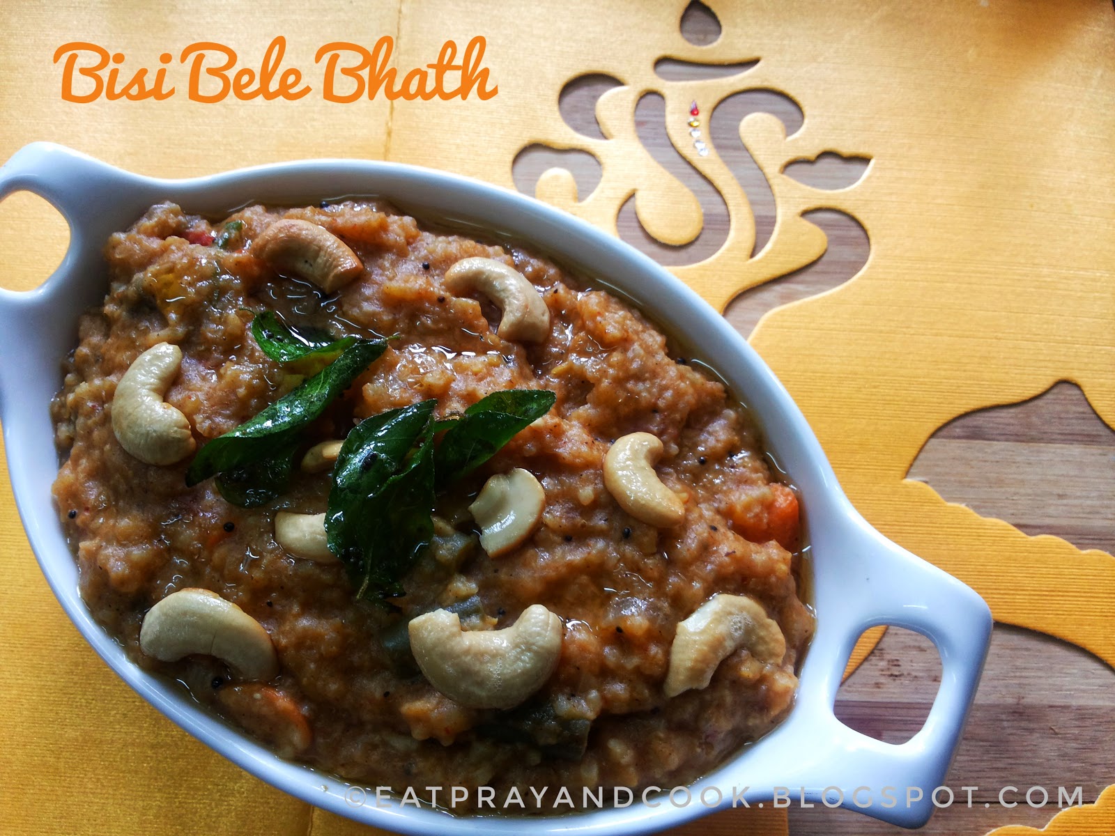 Eat Pray and Cook: Bisi Bele Bhath - Easy Method - One Pot Dish