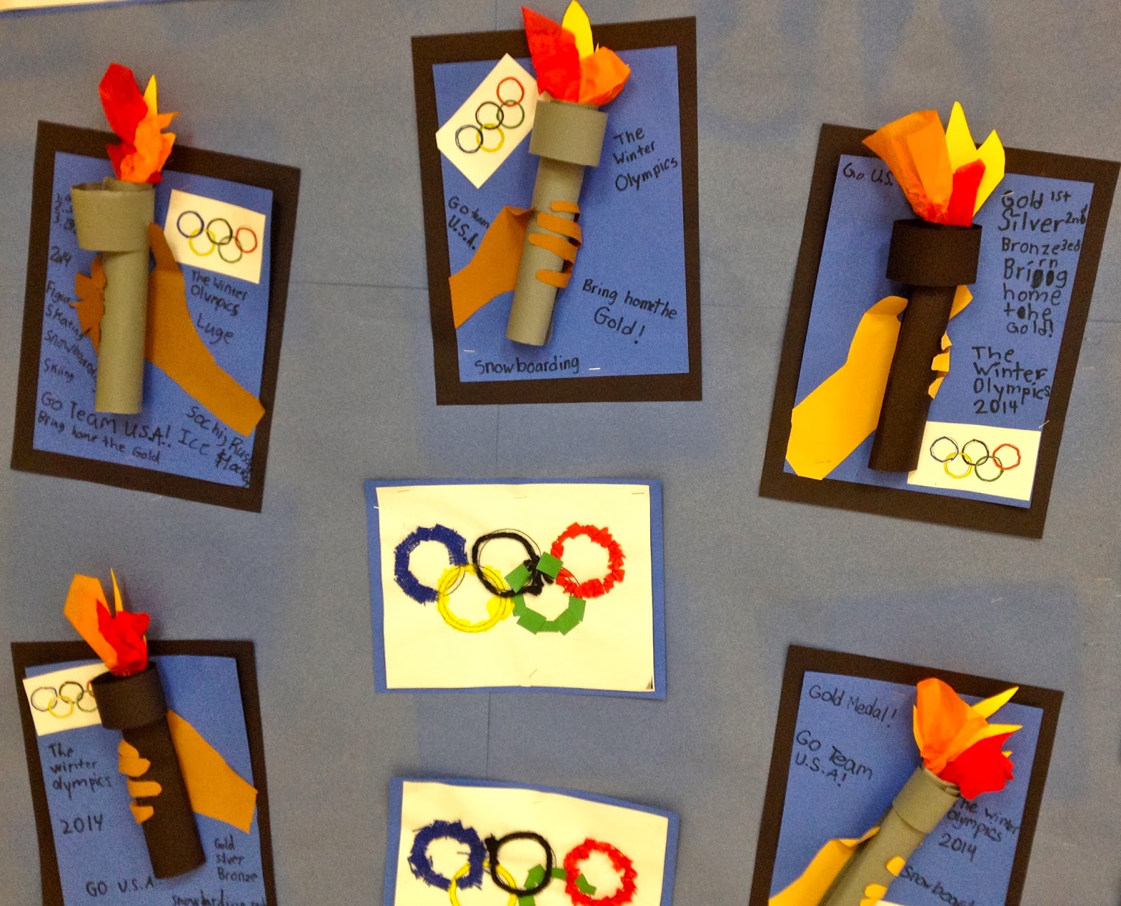 Art with Mr. Giannetto: 2nd Grade: Olympic Torch