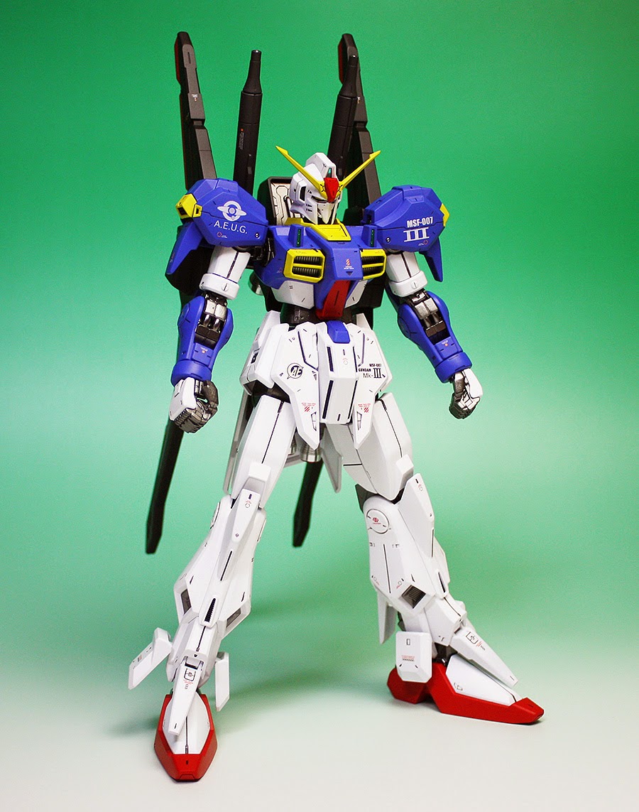 Custom Build: RE/100 MSF-007 Gundam Mk-III "Zeta Gundam Colors"