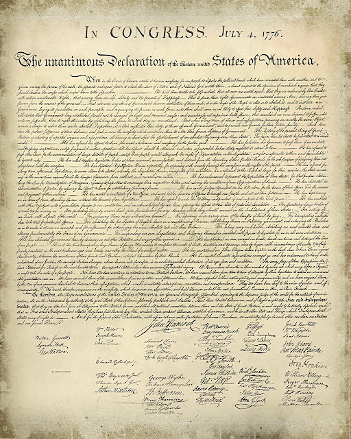 Original Declaration Of Independence High Resolution