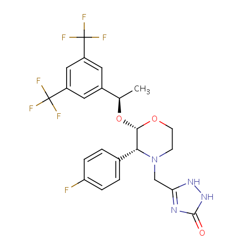 Aprepitant ~ Structure of