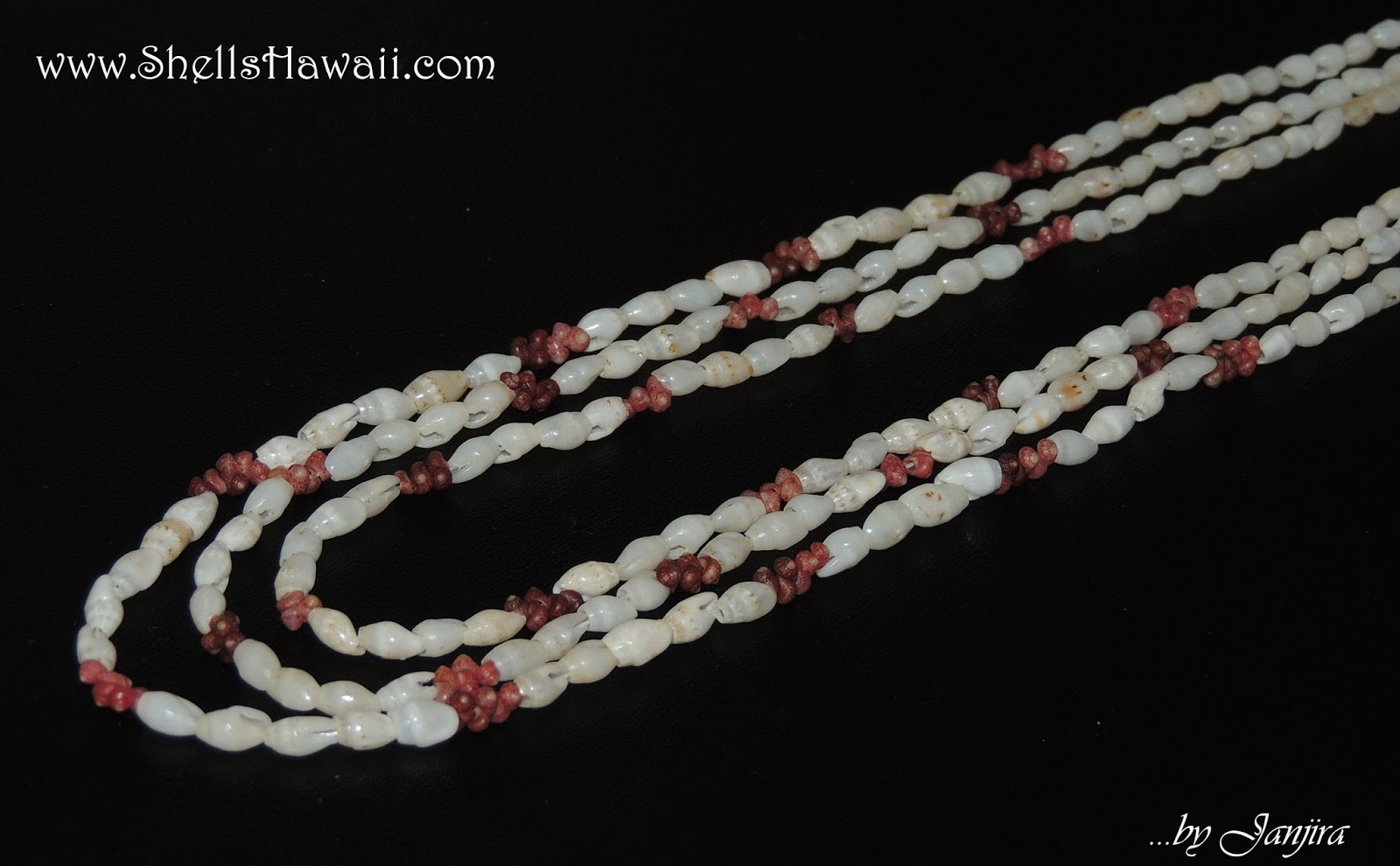 ShellsHawaii ...by Janjira: Niihau Laiki & Kahelelani shell leis