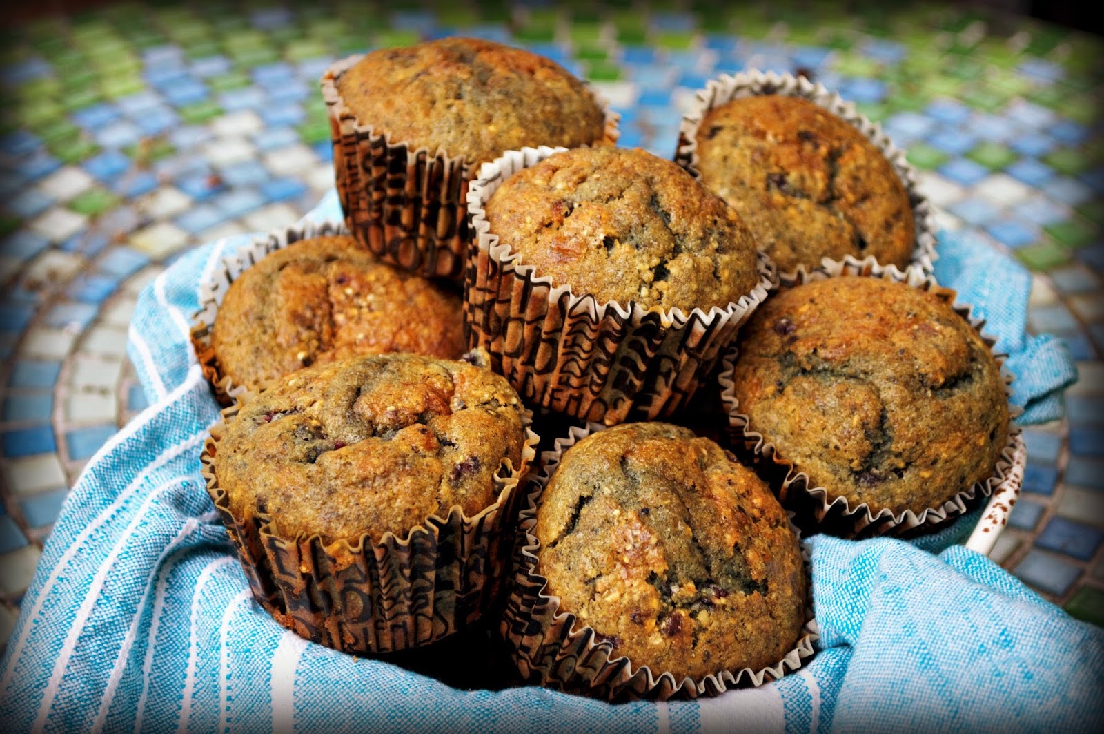 Blackberry Blue Corn Muffins - 'Black n' Blue Muffins'
