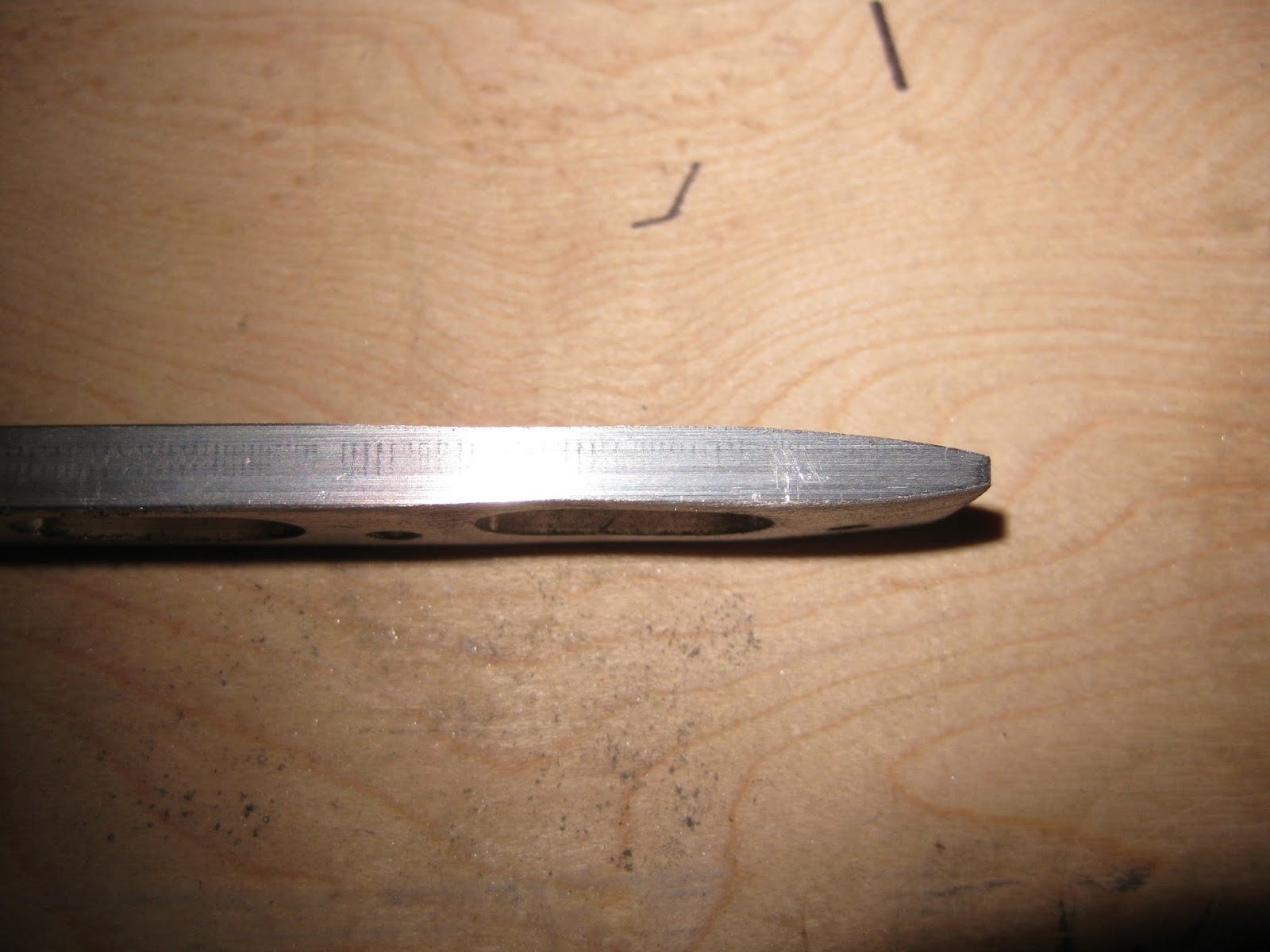 E's Van's RV-14A: Empennage: Elevators. Outboard trailing edges tapered.