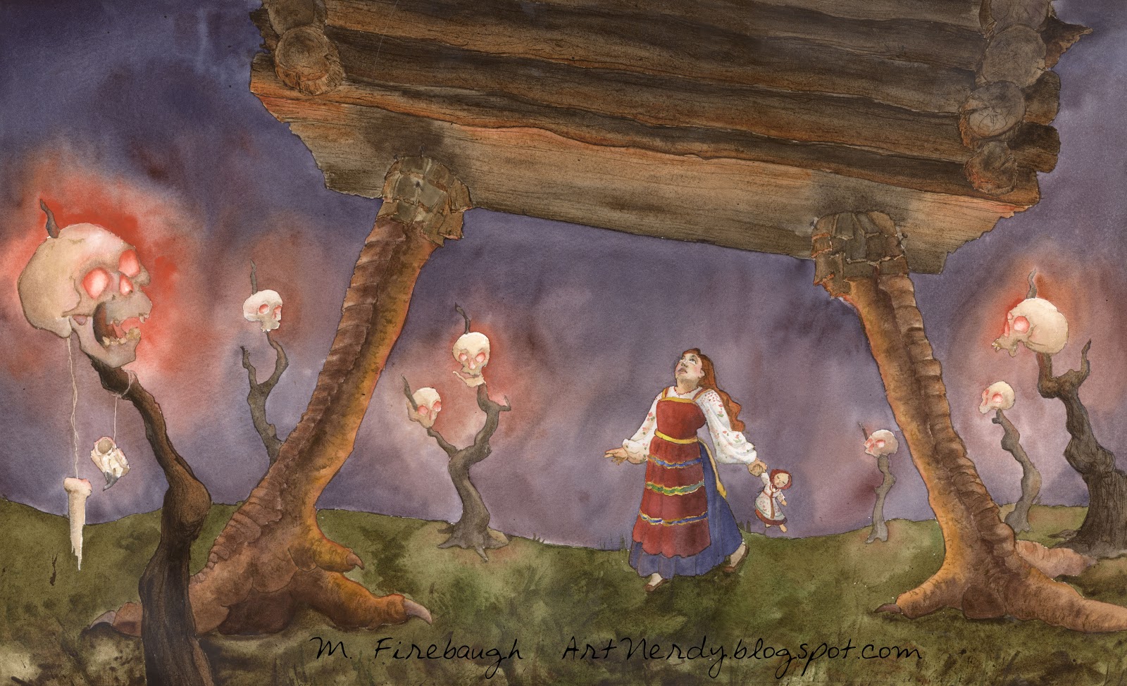 Talk Art Nerdy to Me: Baba Yaga & Vasilissa