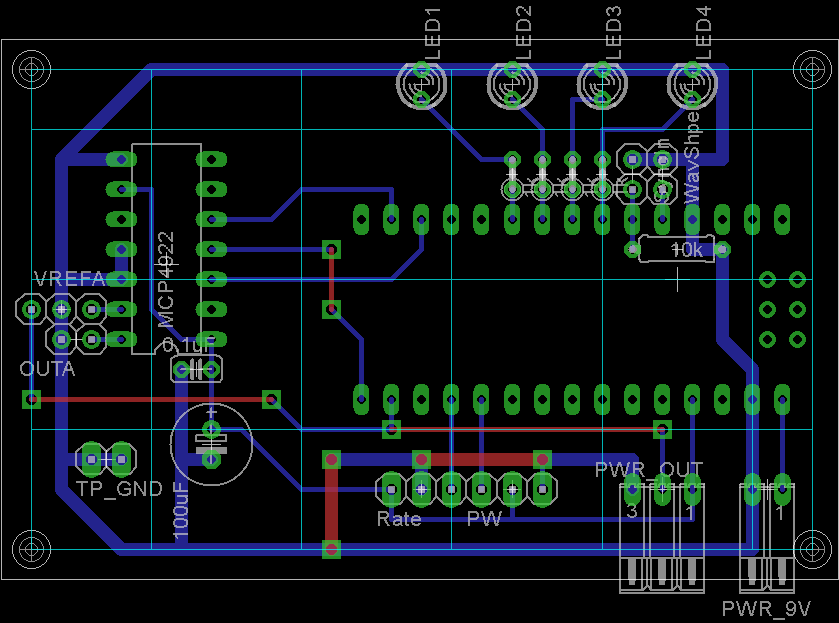 音源とオーディオの電子工作（予定）: Arduino LFO Main Board はんだ付け完了