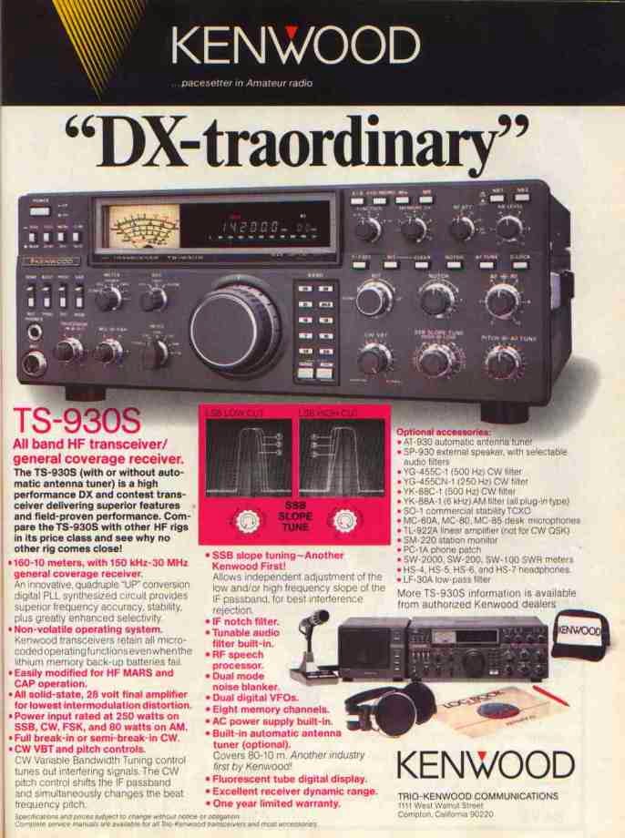 iv3hls ham radio tales: Kenwood TS-930S - C'era una volta la Kenwood...