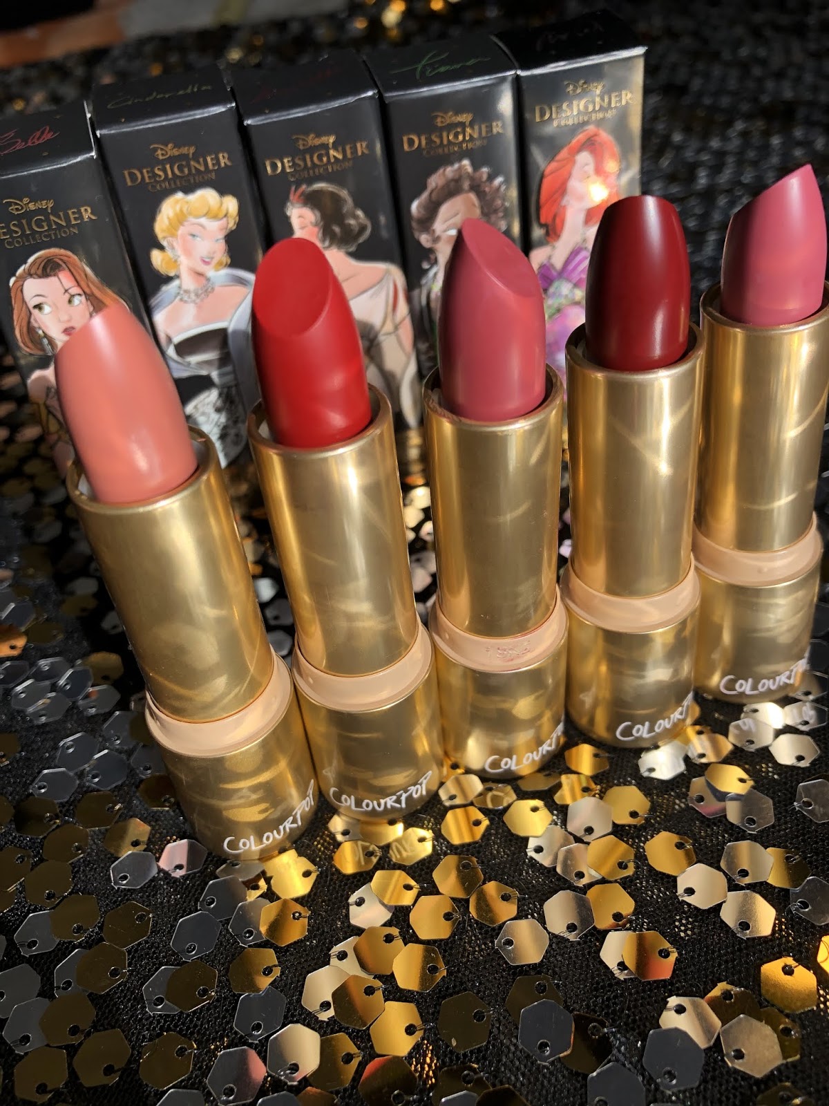 AnniesWorld: Colourpop Disney Designer Collection Lipsticks & Swatches