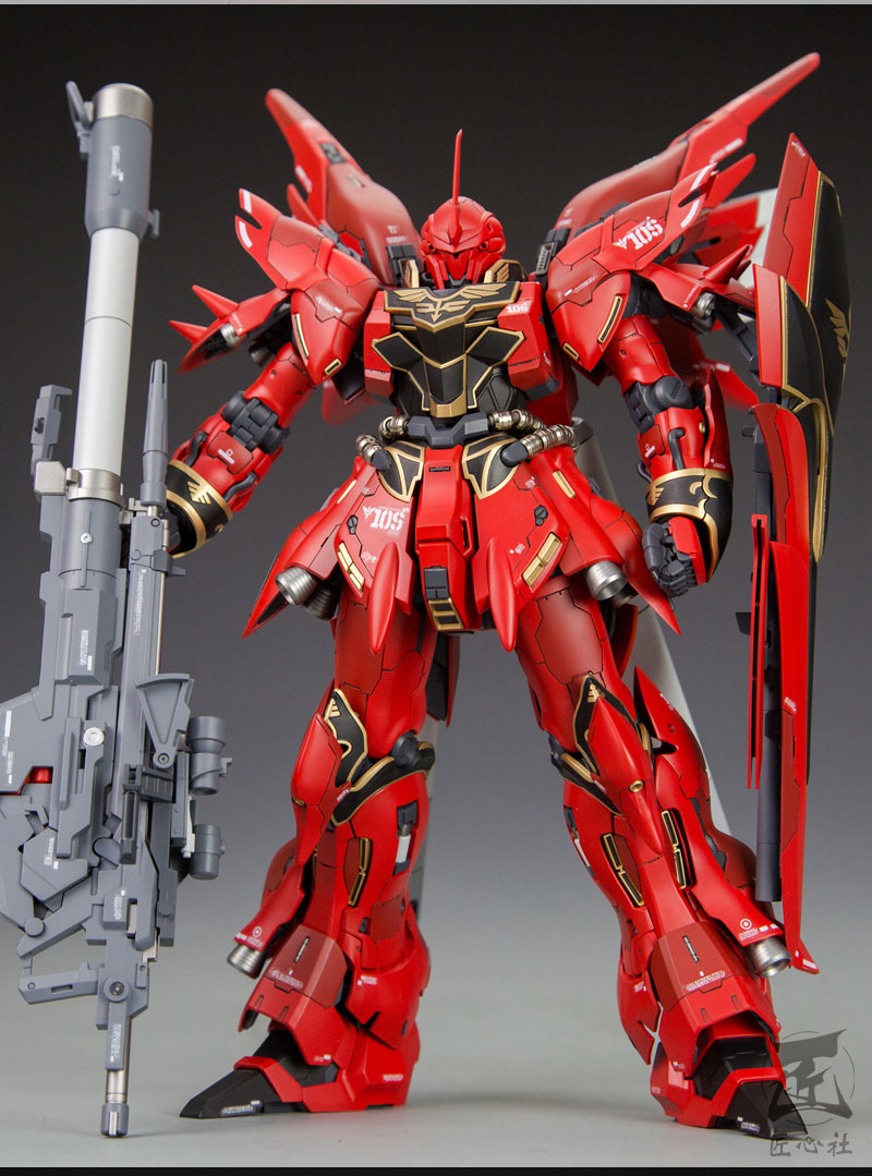 Custom Build: MG 1/100 MSN-06S Sinanju [Detailed]