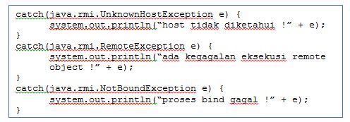 Membuat Program Dengan RMI ~ Program Java RMI