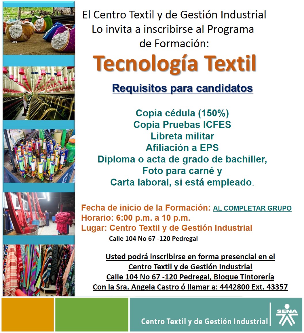 Centro Textil Y De Gestion Industrial Sena Regional Antioquia
