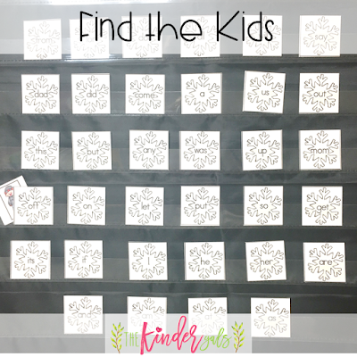 KinderGals: 6 Ways to Use the Pocket Chart in January