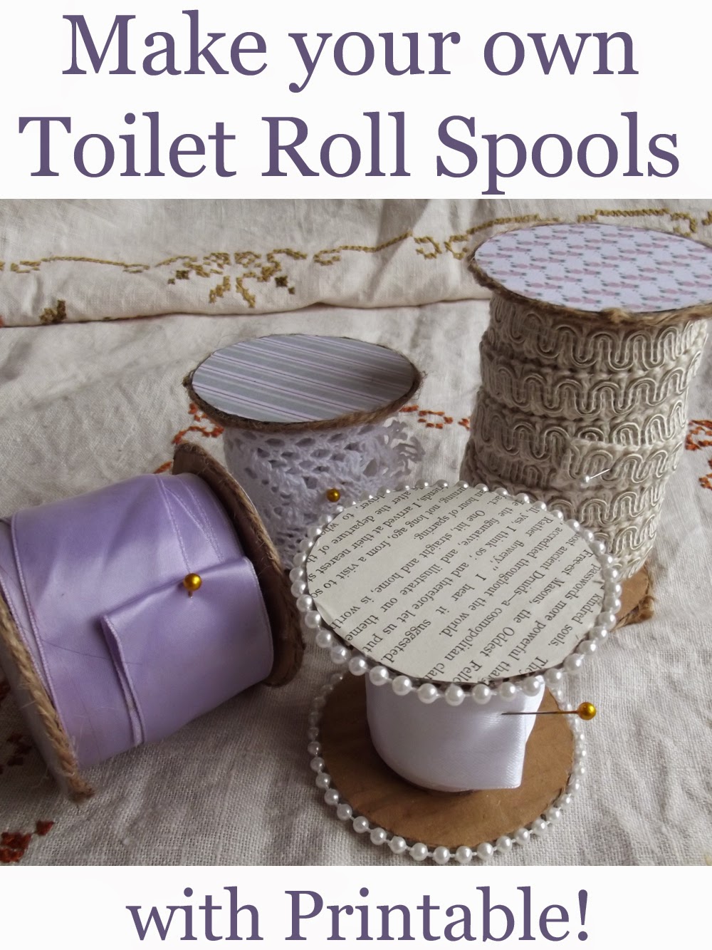 Liliflora Pretty: Make your own Spools and Framed Business Card Holder