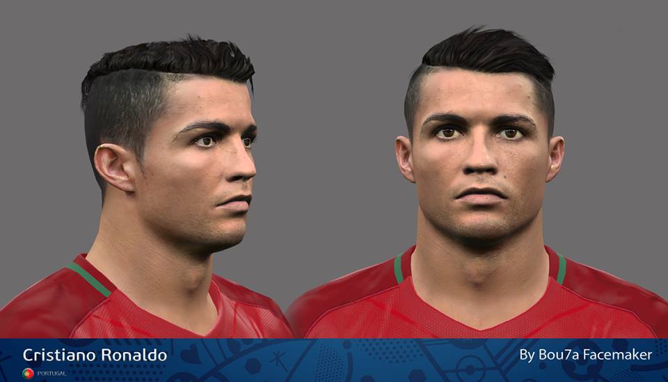 pes-modif: PES 2016 Cristiano Ronaldo Face By Bou7a Facemaker