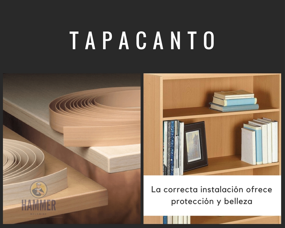 ¿Cómo instalar tapacantos en los tableros de melamina?