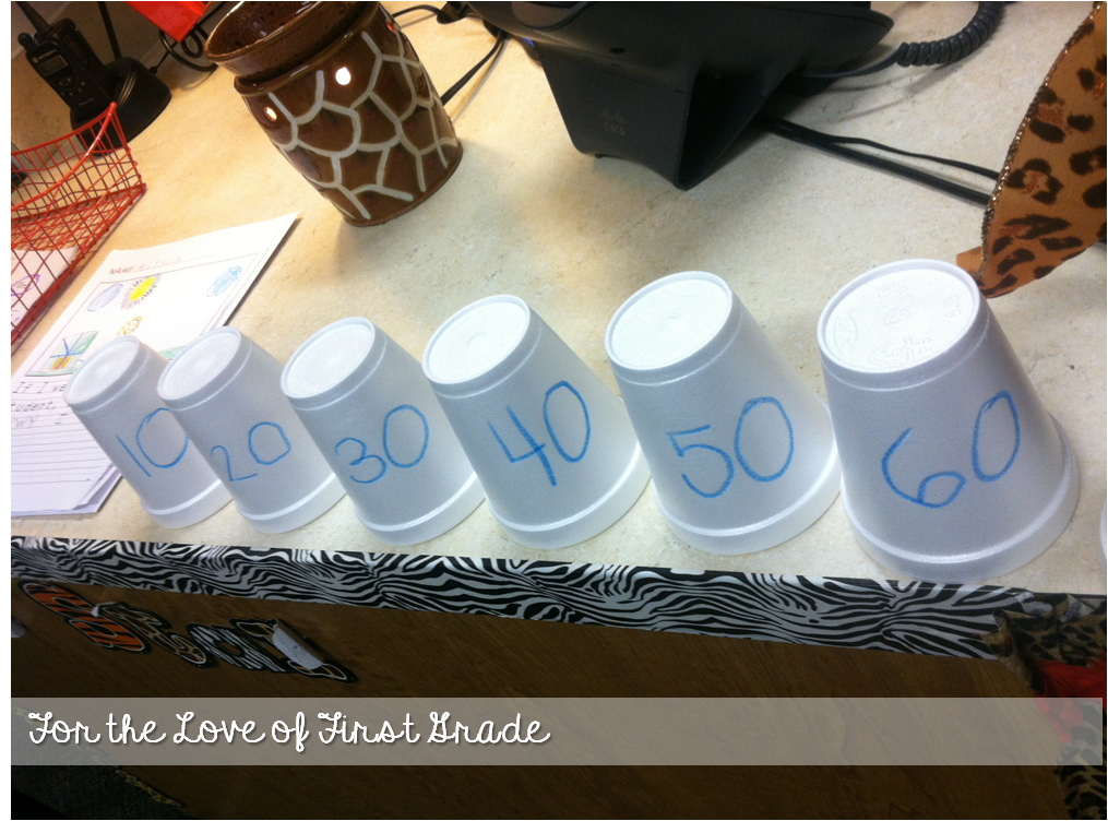 For the Love of First Grade: Hands on Skip Counting