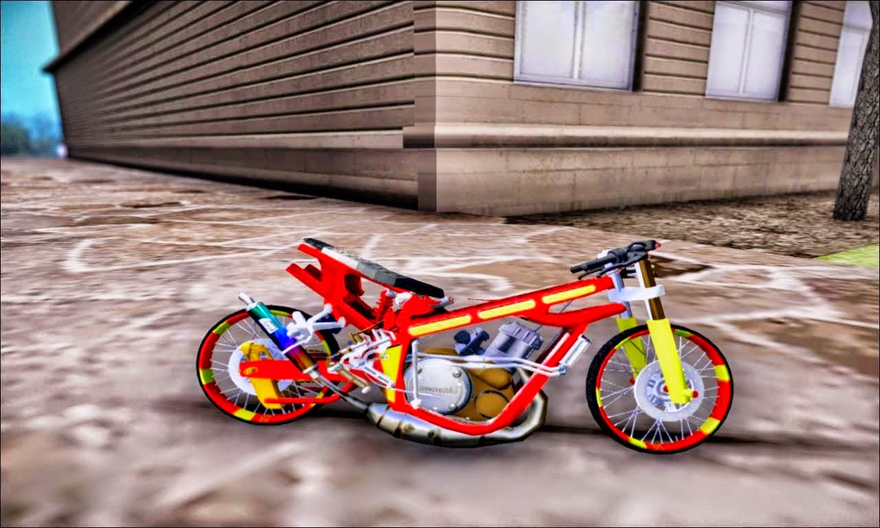 MOD GTA SA [DRAG BIKE] BAIHAQI™: Ninja R Drag