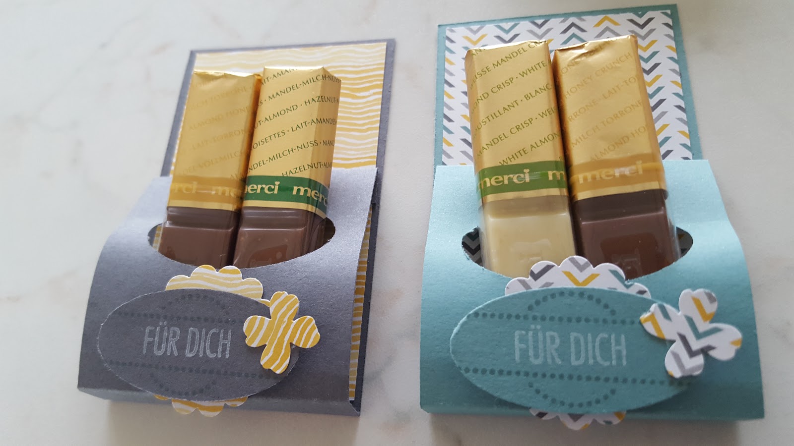 Handmade by Bettina: "Für Dich" - Merci-Verpackung