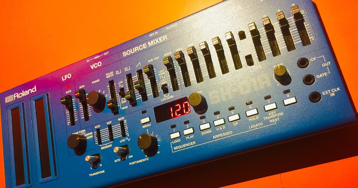 MATRIXSYNTH: Blue Roland Boutique Series SH-01A