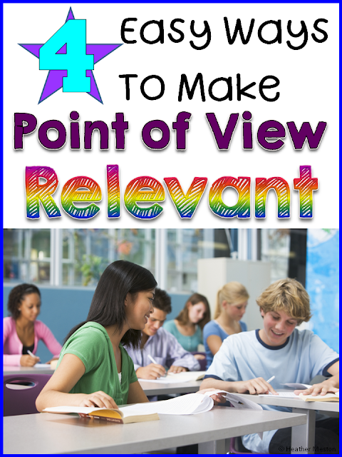 Teaching For Heroism: 4 Easy Ways To Make Point of View Relevant