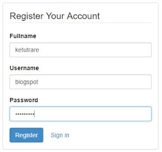 Membuat Menu Registrasi dengan CodeIgniter dan Bootstrap - KETUTRARE