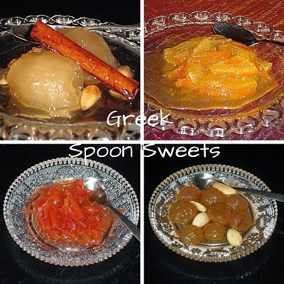 Authentic Greek Recipes: 4 Greek Spoon Sweets