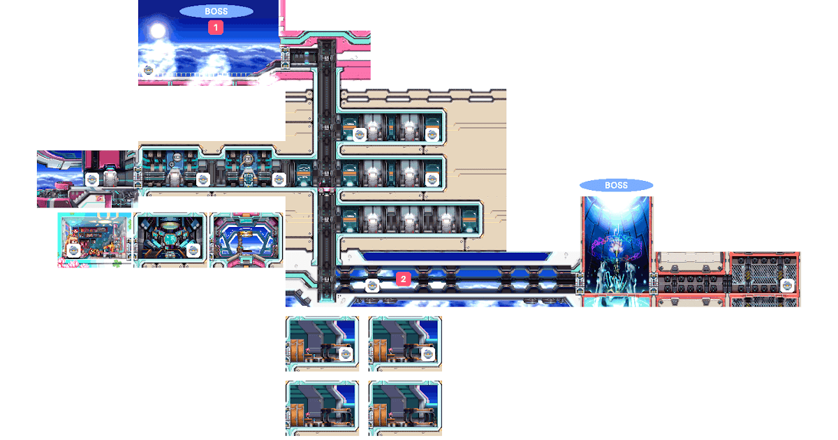 ROCKMAN ZX MAP AREA X - RMMH洛克人回憶之館