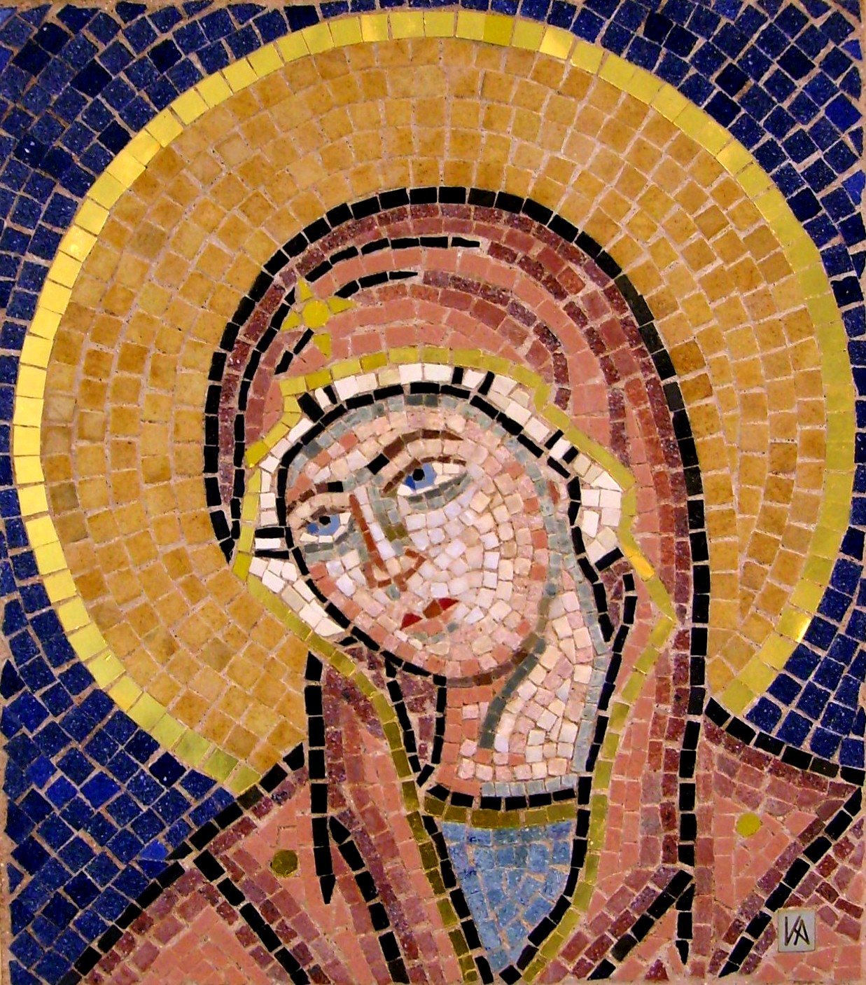 Mosaics24 - Ψηφιδωτά: ΨΗΦΙΔΩΤΑ:ΠΑΝΑΓΙΕΣ