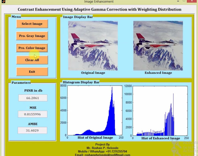 Contrast Enhancement Using Adaptive Gamma Correction With Weighting Distribution Technique