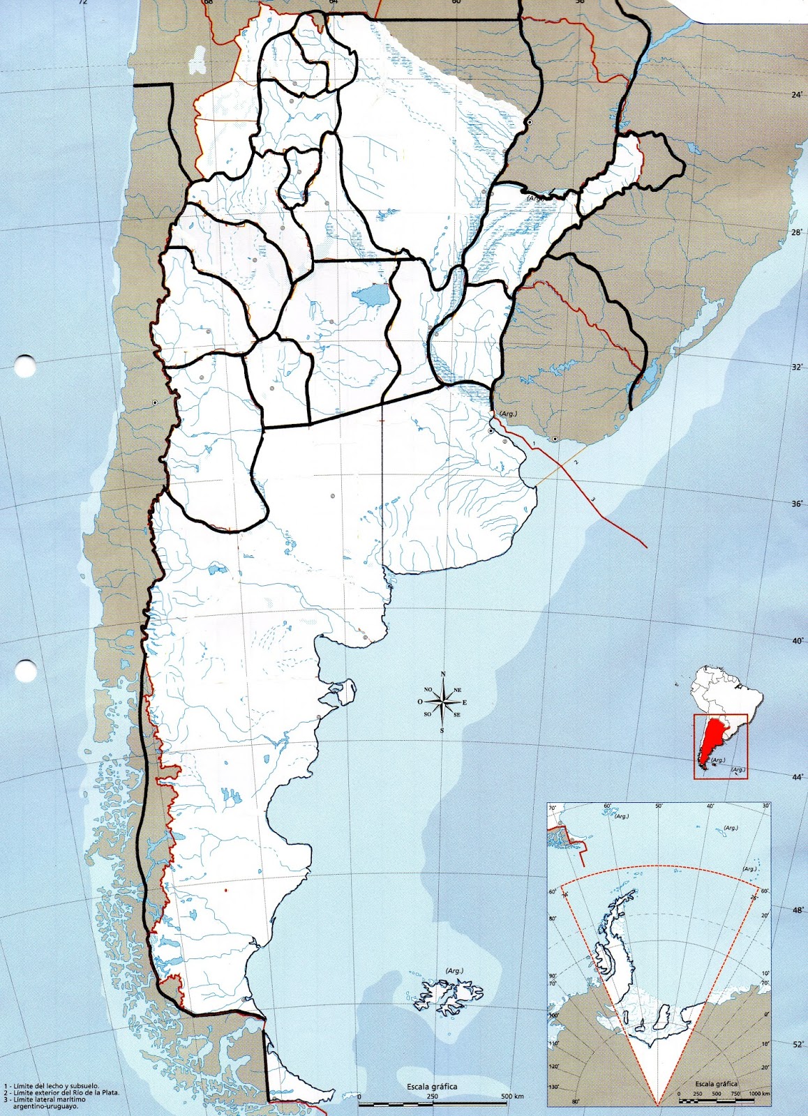 Geografía y Ambiente, Desarrollo y Sociedad : Argentina: mapas históricos 1850-1950