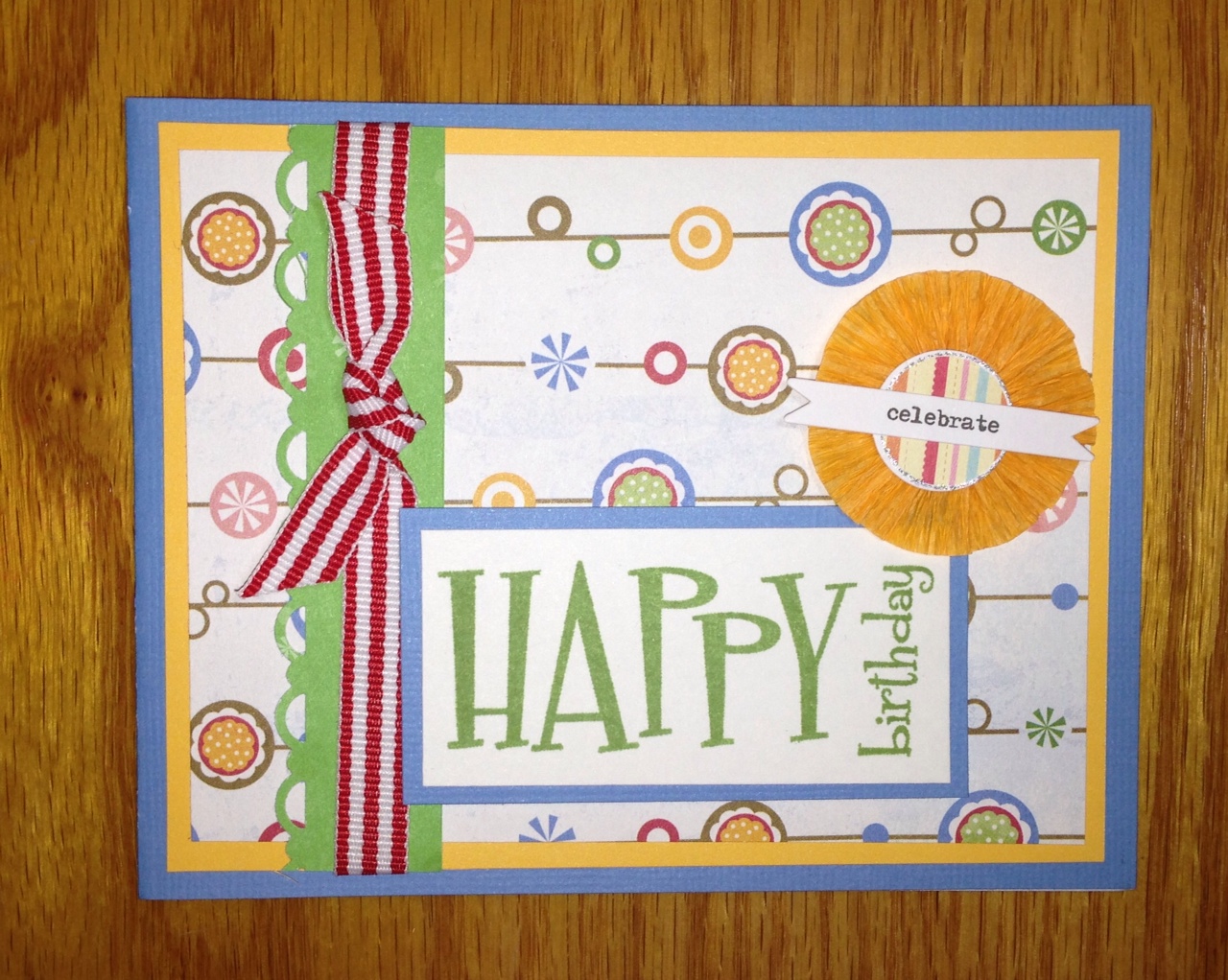 Little Paper Studio: Happy Birthday Card