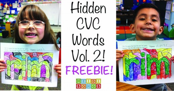 Hidden CVC Words, Volume 2! (Get your freebie here!)