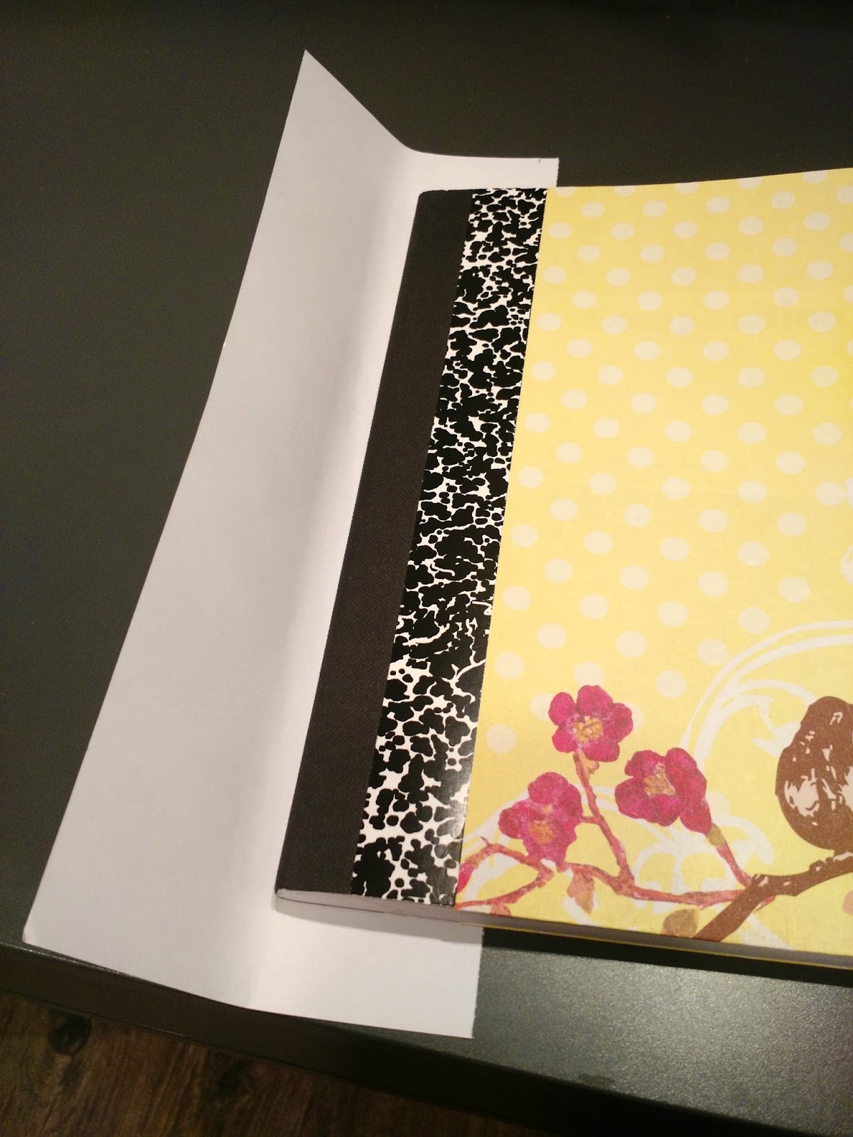 How to Mod Podge a Notebook Cover - Sunshine and Munchkins