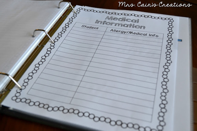 Mrs. Cain's Creations: Creating a Teacher Binder That Works for YOU ...
