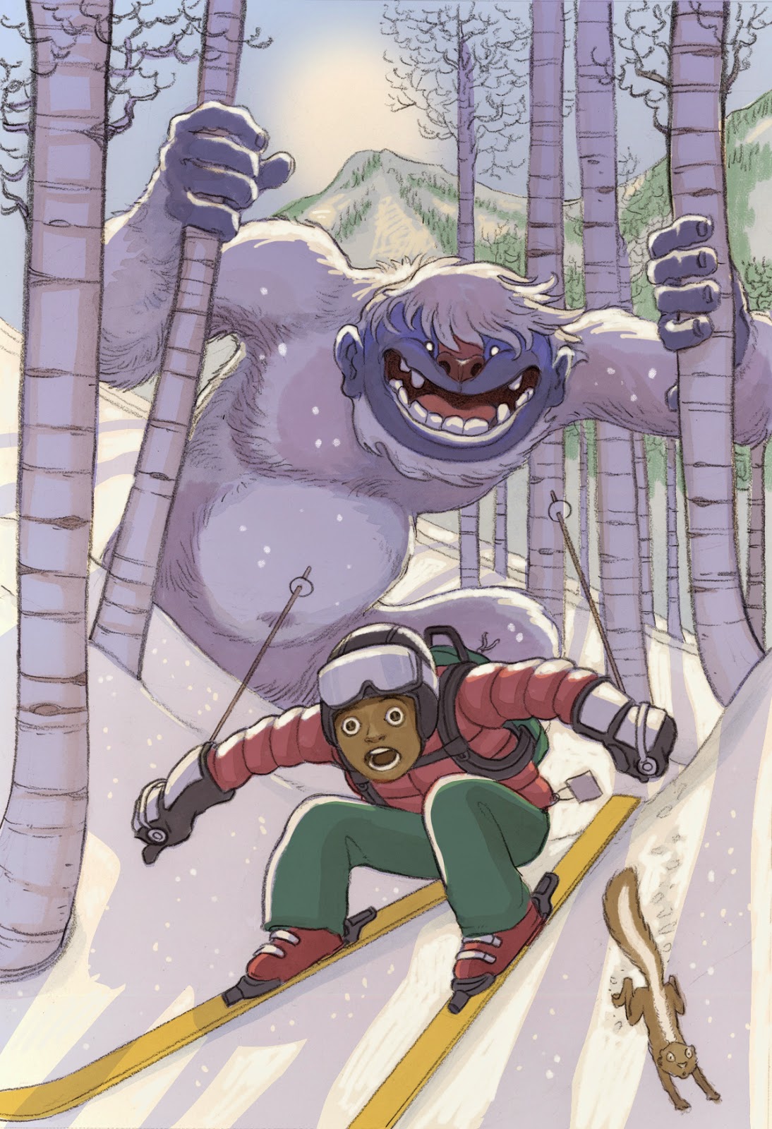 SPACE STATION NATHAN: Yeti color test 1