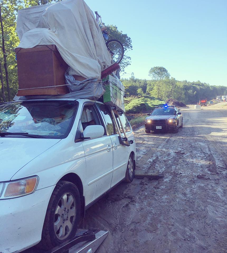 Just A Car Guy: there is only so much stuff you can strap to the roof ...