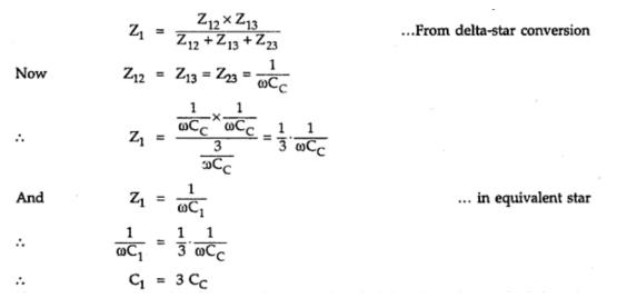 Capacitance of Three Core Cables - LEKULE