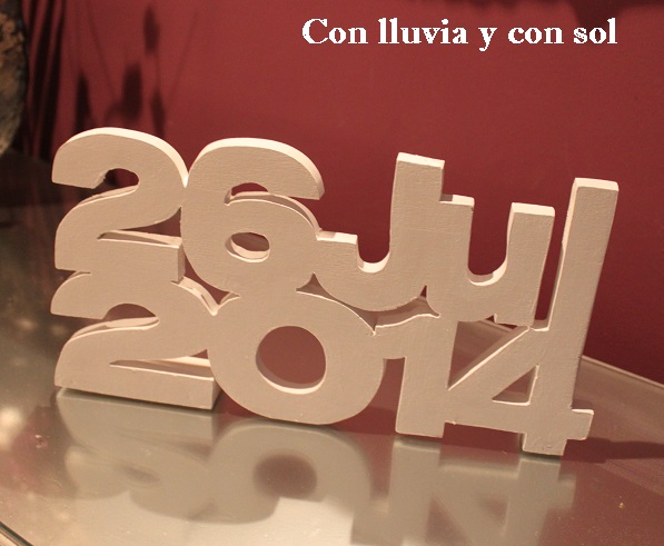 Con lluvia y con sol: TU FECHA ESPECIAL EN MADERA