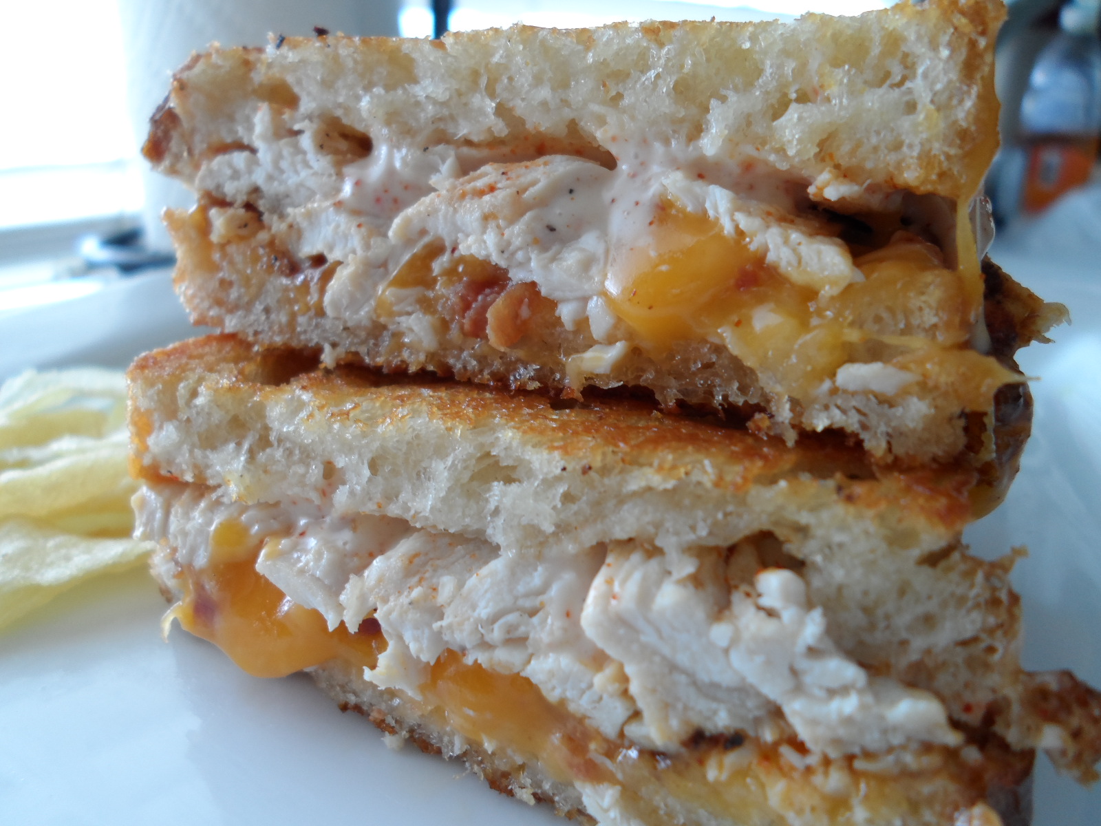 Who's Coming to Dinner?: Cheesy Spicy Chicken Sandwich