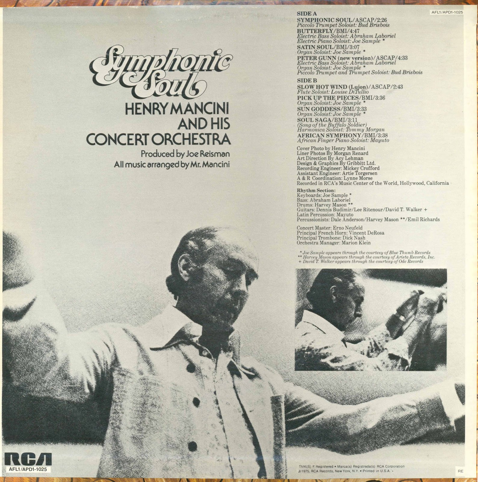 In-Flight Entertainment: Henry Mancini - Symphonic Soul (1975)