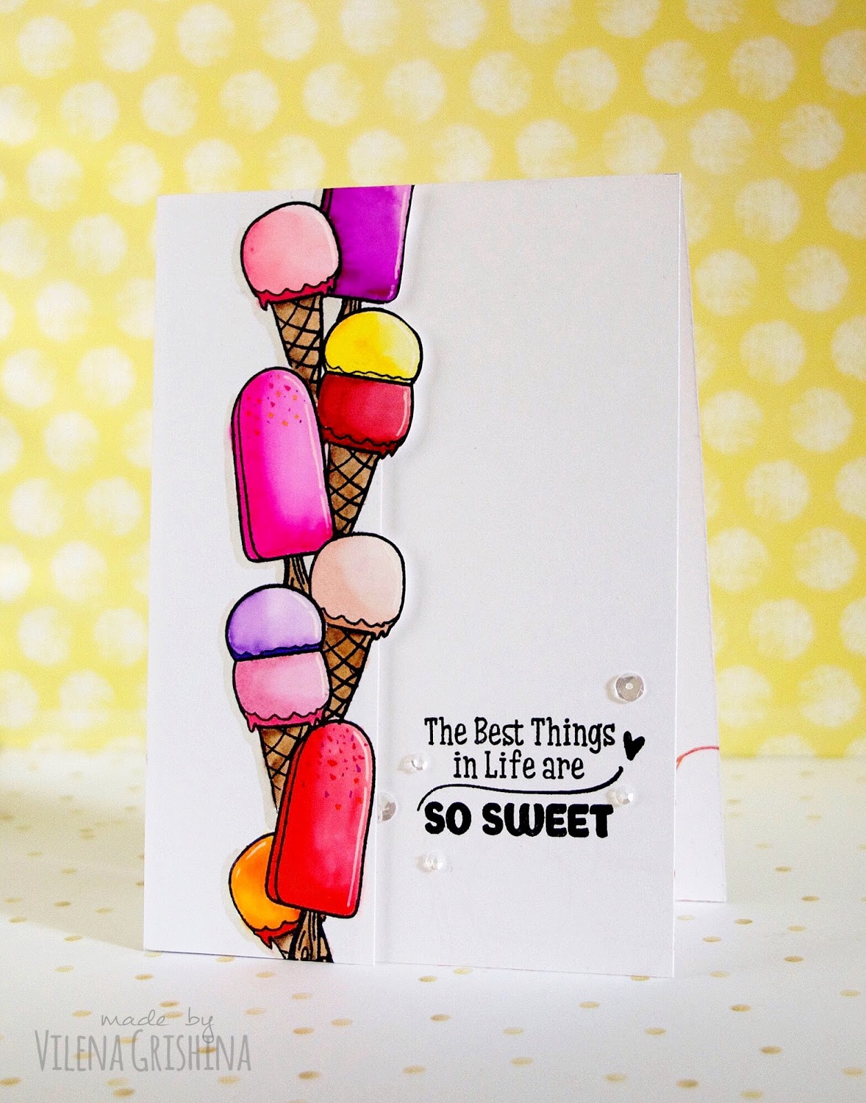 Vilena Grishina: Way too sweet card