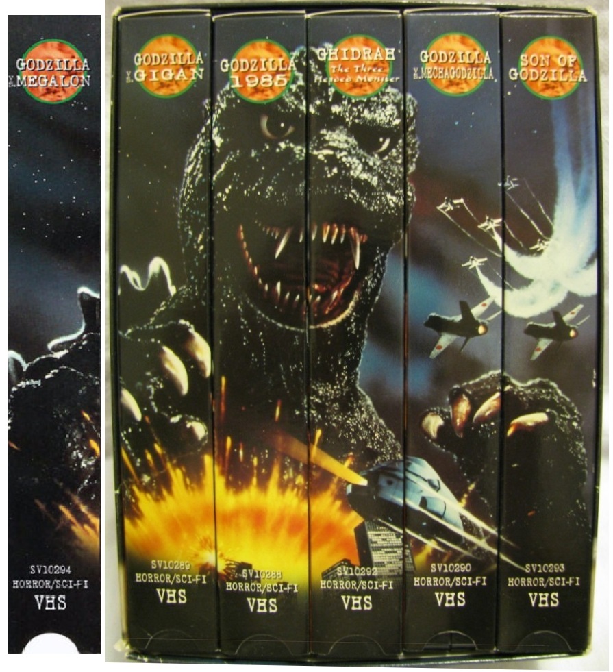the sphinx: GODZILLA: American Home Video - VHS, Beta, CED, Laserdiscs ...
