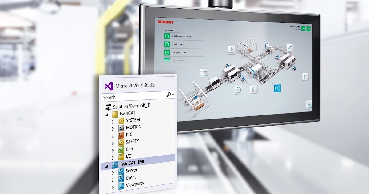 Beckhoff, HTML5 기반의 간단하고 개방적인 TwinCAT HMI