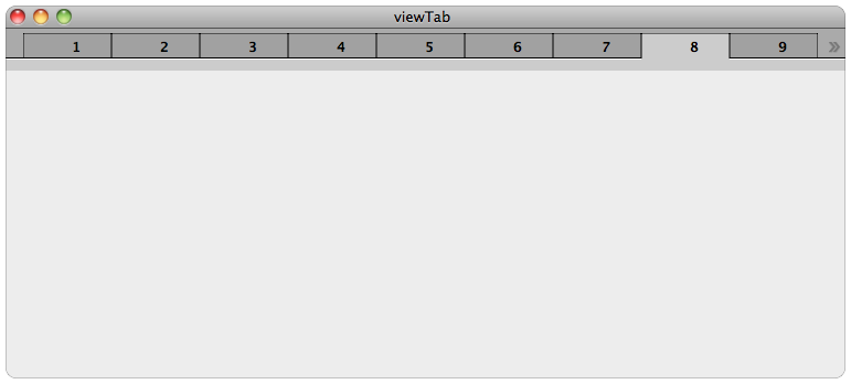 日暮れて道遠し: Cocoa Tabbed Interface tabの最小サイズ